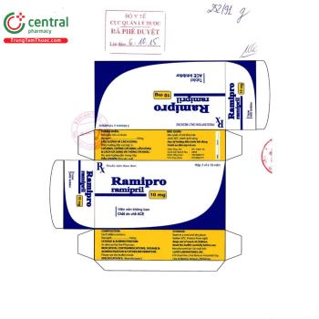 Thuốc Ramipro 10mg LLoyd - Điều trị bệnh cao huyết áp và suy tim