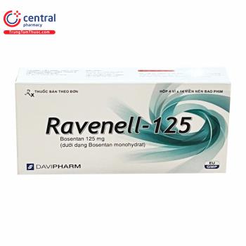 [CHÍNH HÃNG] Thuốc Ravenell-125 điều trị tăng áp lực động mạch phổi