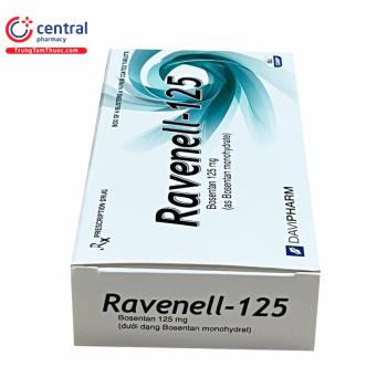 [CHÍNH HÃNG] Thuốc Ravenell-125 điều trị tăng áp lực động mạch phổi