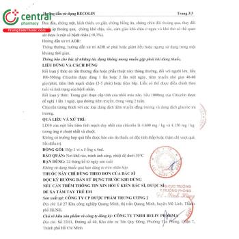 Thuốc Recolin 1000mg/4ml điều trị cho bệnh nhân bị rối loạn nhận thức