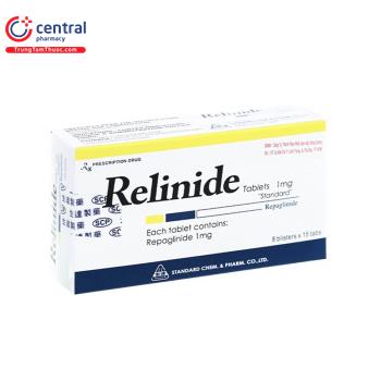 [CHÍNH HÃNG] Thuốc Relinide 1mg điều trị bệnh đái tháo đường