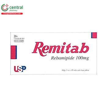 Thuốc Remitab 100mg - Làm lành tổn thương trong viêm loét dạ dày