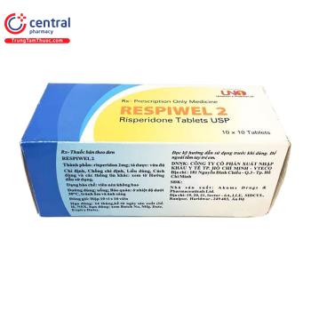 [CHÍNH HÃNG] Thuốc Respiwel 2 - Thuốc chống loạn thần cấp