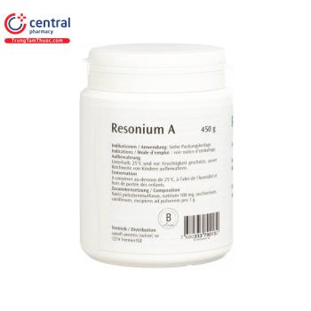 [CHÍNH HÃNG] Thuốc Resonium A Sanofi - Thuốc điều trị tăng kali máu