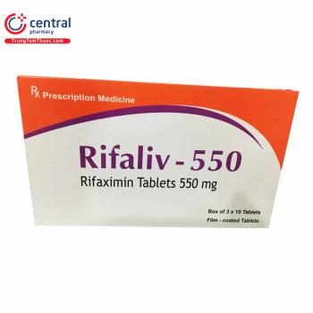 [CHÍNH HÃNG] Thuốc Rifaliv - 550 điều trị hội chứng ruột kích thích