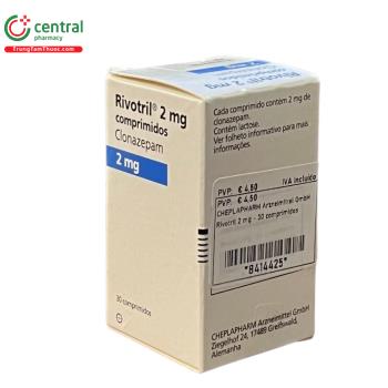 Thuốc Rivotril 2mg Comprimido của Cheplapharm, Đức điều trị động kinh