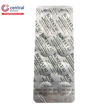 [CHÍNH HÃNG] Thuốc Rostat-10điều trị tăng cholesterol máu hiệu quả