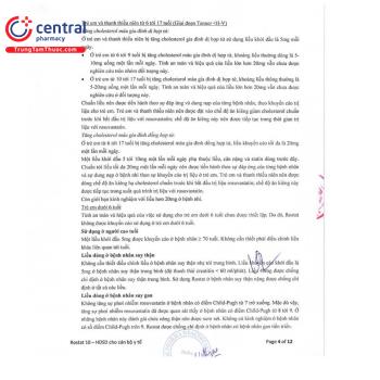 [CHÍNH HÃNG] Thuốc Rostat-10điều trị tăng cholesterol máu hiệu quả