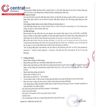 [CHÍNH HÃNG] Thuốc Rostat-10điều trị tăng cholesterol máu hiệu quả