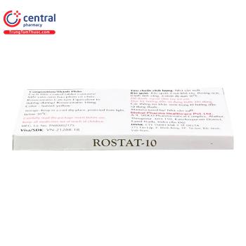 [CHÍNH HÃNG] Thuốc Rostat-10điều trị tăng cholesterol máu hiệu quả