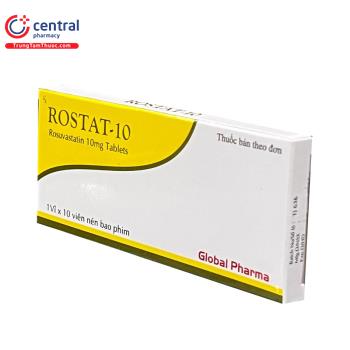 [CHÍNH HÃNG] Thuốc Rostat-10điều trị tăng cholesterol máu hiệu quả