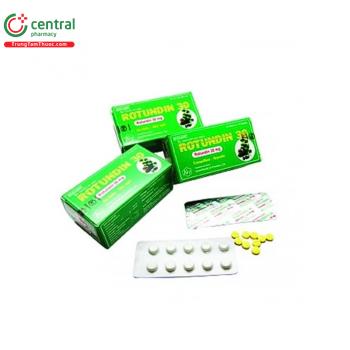 Thuốc Rotundin 30 Khapharco - Điều trị mất ngủ do nhiều nguyên nhân