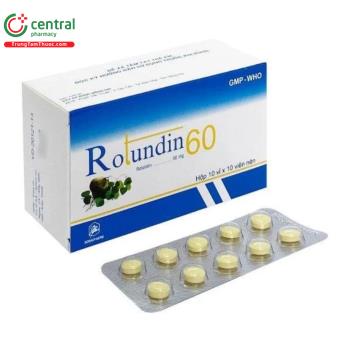 Thuốc Rotundin 60mg Donaipharm điều trị mất ngủ do lo âu, căng thẳng