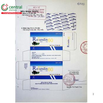 Thuốc Rotundin 60mg Donaipharm điều trị mất ngủ do lo âu, căng thẳng