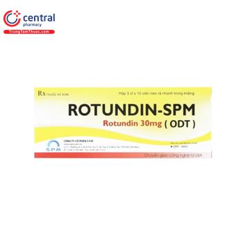 Thuốc Rotundin-SPM 30mg điều trị mất ngủ và rối loạn lo âu