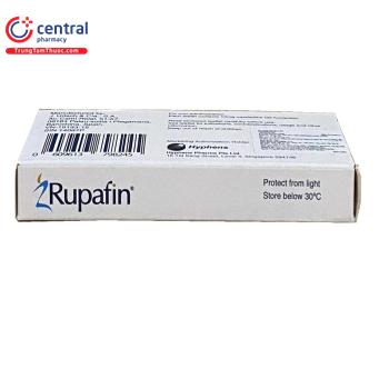 Thuốc Rupafin 10mg chống dị ứng: liều dùng, cách dùng, giá bán