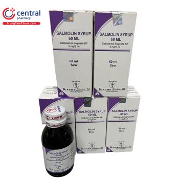 [CHÍNH HÃNG] Thuốc Salmolin Syrup 60ml điều trị hen phế quản