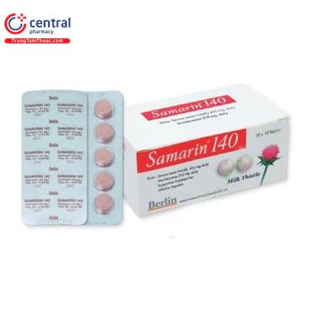 [CHÍNH HÃNG] Thuốc Samarin 140 điều trị bệnh về gan hiệu quả