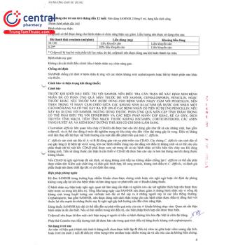 [CHÍNH HÃNG] Thuốc Samnir 500 - không còn là nỗi lo nhiễm khuẩn