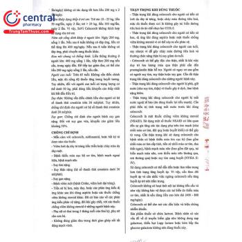 [CHÍNH HÃNG] Thuốc SaVi Celecoxib 200mg chống viêm, giảm đau hiệu quả
