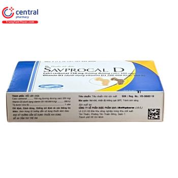 [CHÍNH HÃNG] Thuốc Savprocal D - giúp xương chắc khỏe