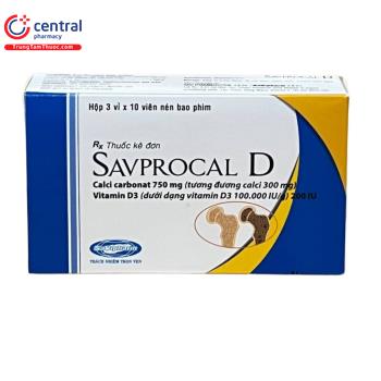 [CHÍNH HÃNG] Thuốc Savprocal D - giúp xương chắc khỏe