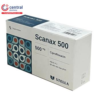 Thuốc Scanax 500 (Ciprofloxacin 500mg) điều trị bệnh nhiễm khuẩn nặng