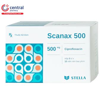 Thuốc Scanax 500 (Ciprofloxacin 500mg) điều trị bệnh nhiễm khuẩn nặng