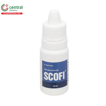 Thuốc Scofi 10ml - Hỗn dịch nhỏ mắt điều trị các tình trạng viêm mắt