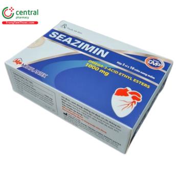 Thuốc Seazimin 1000mg điều trị tăng triglyceride, ngừa nhồi máu cơ tim