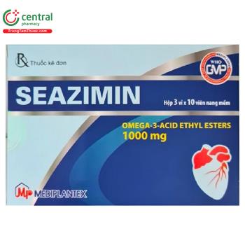 Thuốc Seazimin 1000mg điều trị tăng triglyceride, ngừa nhồi máu cơ tim