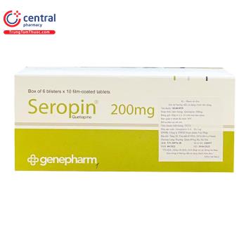 [CHÍNH HÃNG] Thuốc Seropin 200mg - thuốc điều trị tâm thần phân liệt