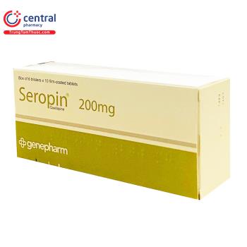 [CHÍNH HÃNG] Thuốc Seropin 200mg - thuốc điều trị tâm thần phân liệt