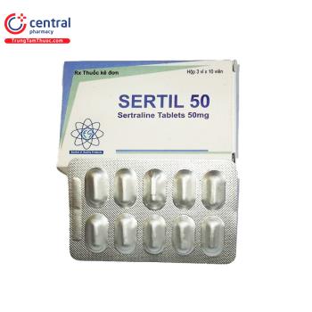 [CHÍNH HÃNG] Thuốc Sertil 50 - Thuốc cho người bệnh trầm cảm