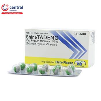 Thuốc Shine TADENO hỗ trợ điều trị rối loạn tiền liệt tuyến.