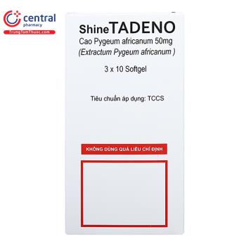 Thuốc Shine TADENO hỗ trợ điều trị rối loạn tiền liệt tuyến.
