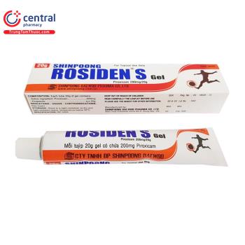 Thuốc gel Shinpoong Rosiden S 200mg giảm viêm đau bệnh xương khớp