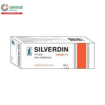 Thuốc Silverdin Cream 1% - Phòng và điều trị nhiễm khuẩn ở vết bỏng