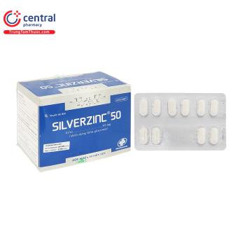 [CHÍNH HÃNG] Thuốc Silverzinc 50 điều trị và phòng ngừa thiếu hụt kẽm