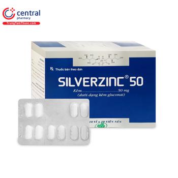 [CHÍNH HÃNG] Thuốc Silverzinc 50 điều trị và phòng ngừa thiếu hụt kẽm