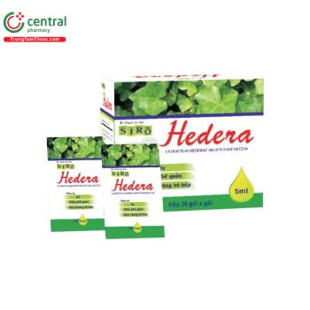 Siro Cao khô lá thường xuân Hedera Tipharco điều trị viêm đường hô hấp