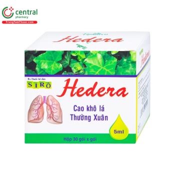 Siro Cao khô lá thường xuân Hedera Tipharco điều trị viêm đường hô hấp