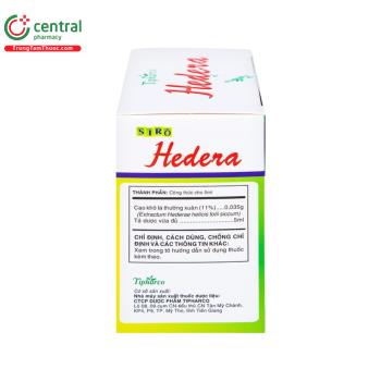 Siro Cao khô lá thường xuân Hedera Tipharco điều trị viêm đường hô hấp