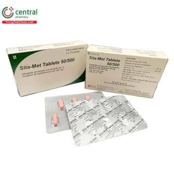 Thuốc Sita-Met Tablets 50/500 - Điều trị bệnh đái tháo đường tuýp 2