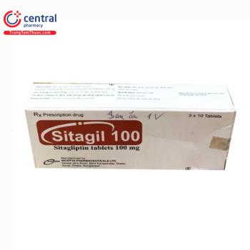 [CHÍNH HÃNG] Thuốc Sitagil 100 - Kiểm soát bệnh lý đái tháo đường
