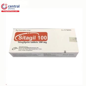 [CHÍNH HÃNG] Thuốc Sitagil 100 - Kiểm soát bệnh lý đái tháo đường