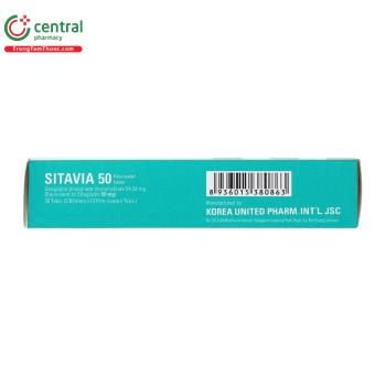 Thuốc Sitavia 50 kiểm soát đường huyết ở bệnh đái tháo đường type 2