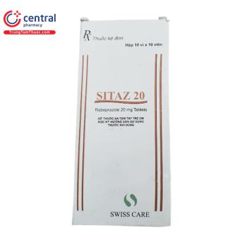 [CHÍNH HÃNG] Thuốc Sitaz 20 điều trị viêm loét dạ dày - tá tràng