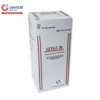 [CHÍNH HÃNG] Thuốc Sitaz 20 điều trị viêm loét dạ dày - tá tràng