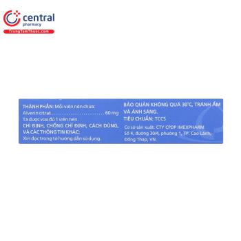 [CHÍNH HÃNG] Thuốc Sparenil 60 giảm các cơn đau do co thắt tiêu hóa